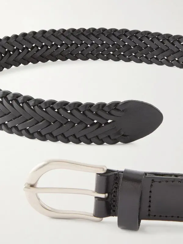 BEAMS Woven Leather Belt