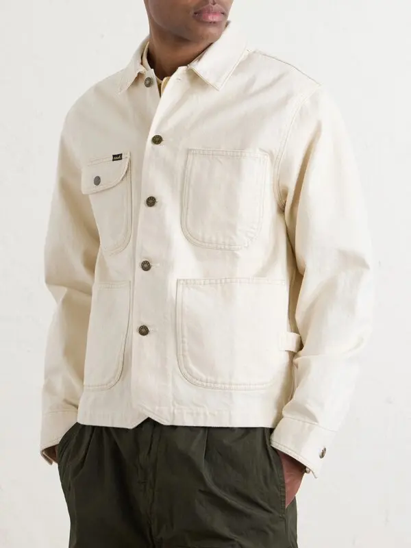 NOAH Organic Cotton Coaches Jacket - Neutrals