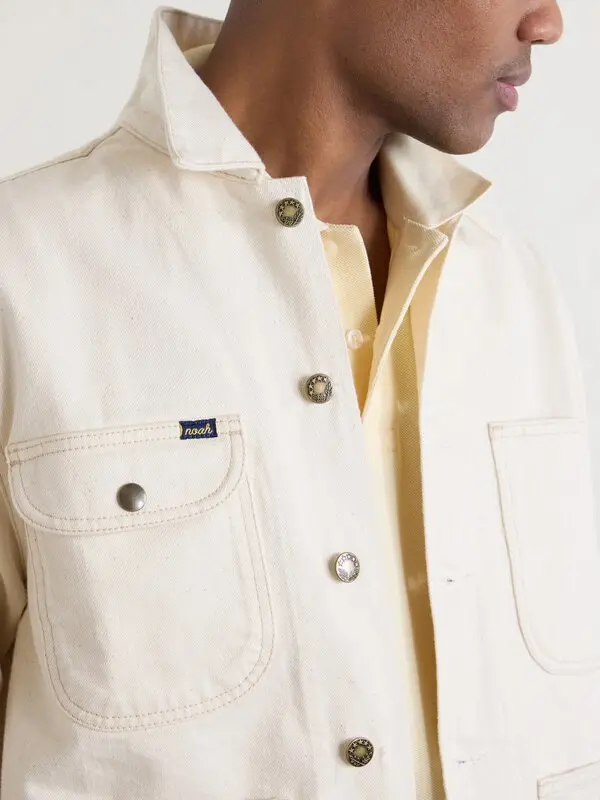 NOAH Organic Cotton Coaches Jacket - Neutrals