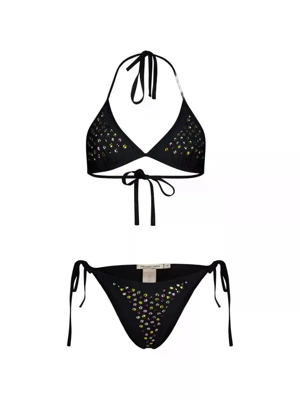 PARAMIDONNA Livia Multicrystal Swimsuit - Black