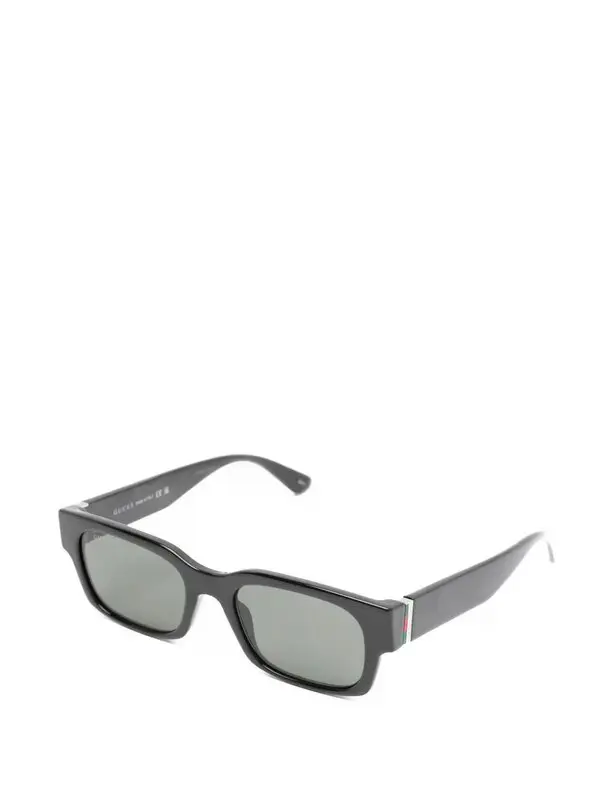 Gucci Rectangle-frame Sunglasses - Black