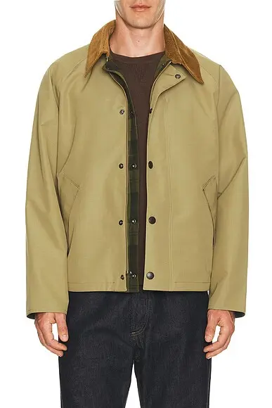 Barbour Reversible Jacket - Bleached Olive