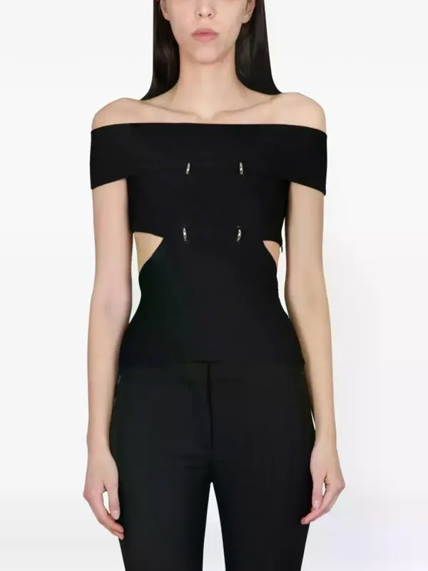 Alexander McQueen Off-shoulder Top