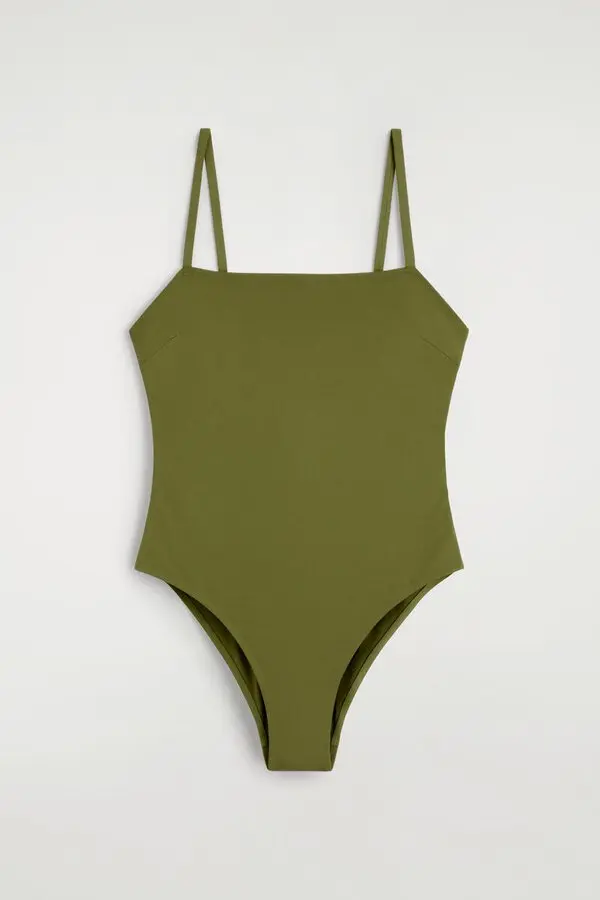 Cos Bonded Swimsuit - Green