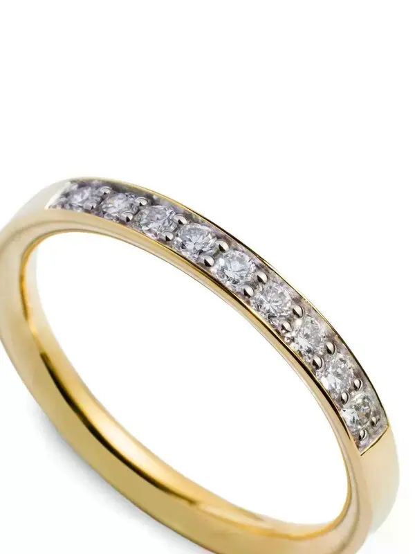 Monica Vinader Essential Diamond Ring - Gold