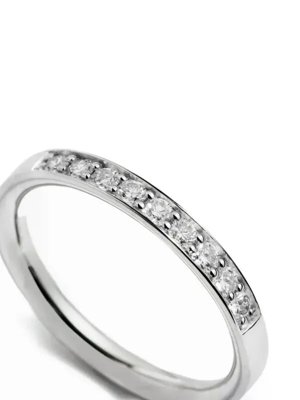 Monica Vinader Essential Diamond Ring - Silver
