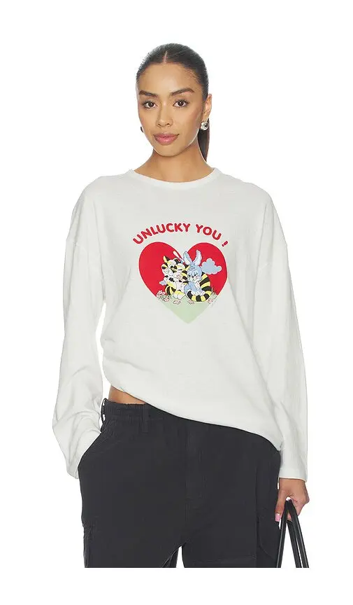 Kenzo Cartoon Long Sleeve T-shirt - Off White