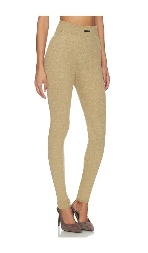 Fear Of God Rib Knit Legging In Tan - Dune