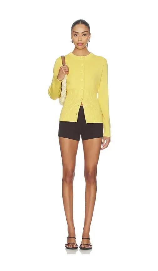 ALIGNE Ruby Knitted Cardigan - Butter