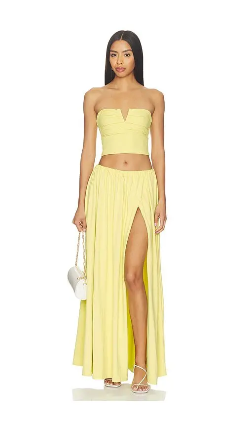 Susana Monaco V Wire Pleated Crop Tube