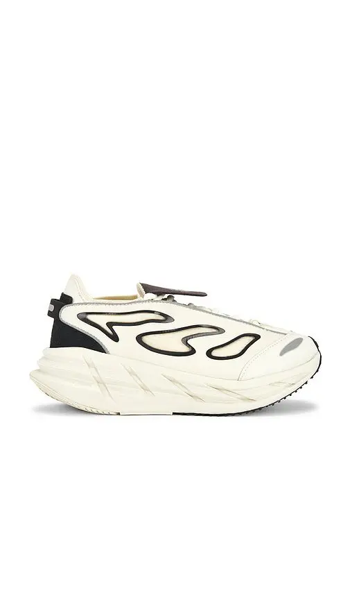 Adidas By Stella McCartney Adistar Sneaker In White - Almond Milk & Utility Black
