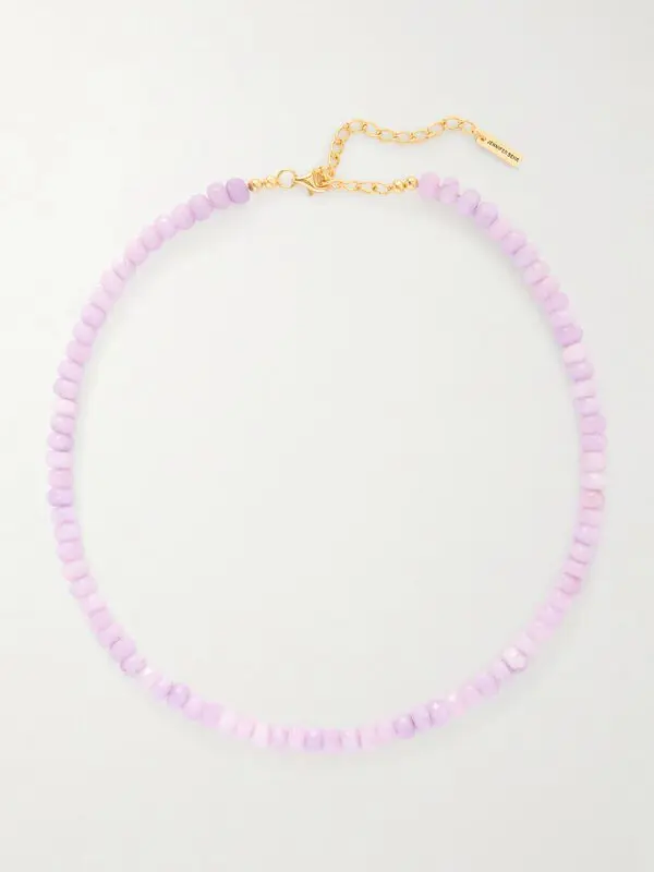 JENNIFER BEHR Rora Jade Necklace - Purple