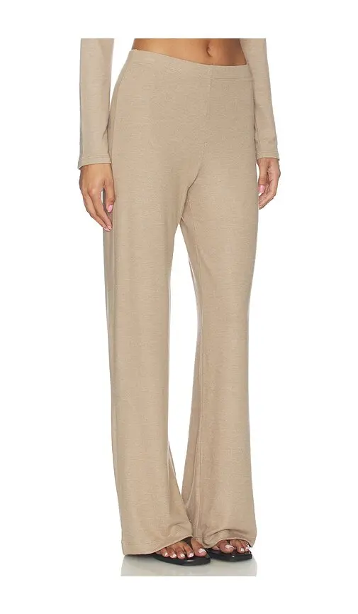 LESET Wide Leg Pants - Sable