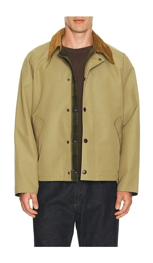 Barbour Reversible Jacket - Bleached Olive
