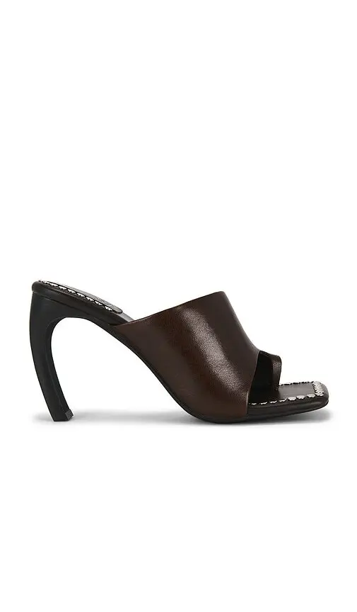 Jeffrey Campbell Alloc Strap Sandal - Brown & Silver