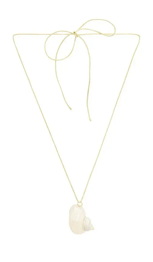 Anni Lu Shell On A String Necklace - Vanilla