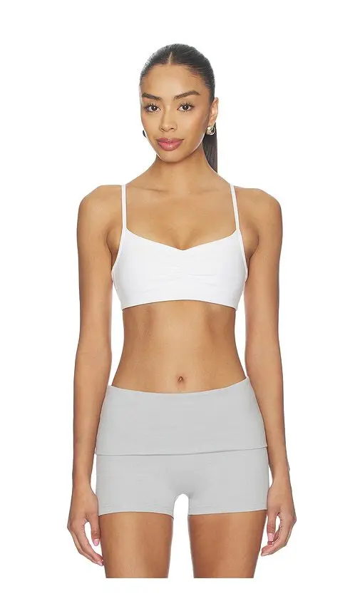 437 The Ballet Bralette - White