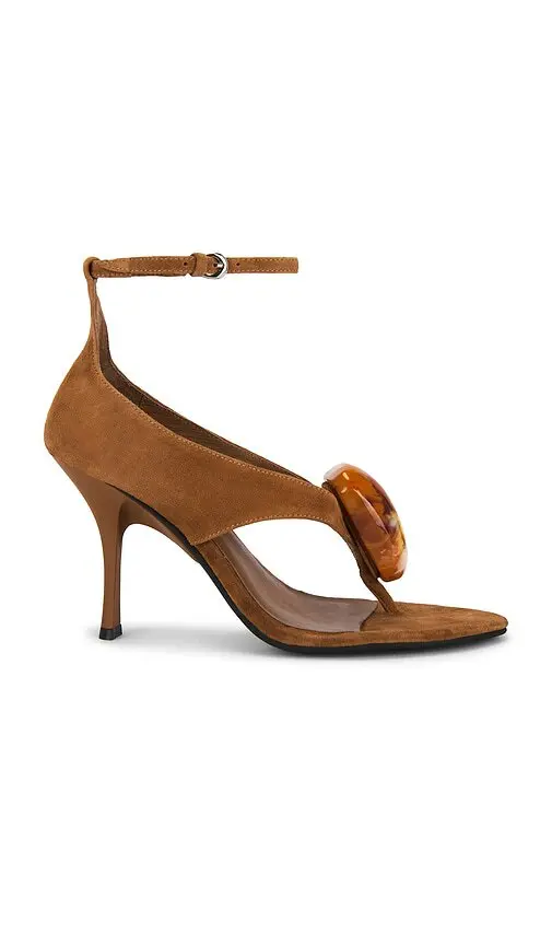 Jeffrey Campbell Ameliana Sandal - Tan Suede Combo