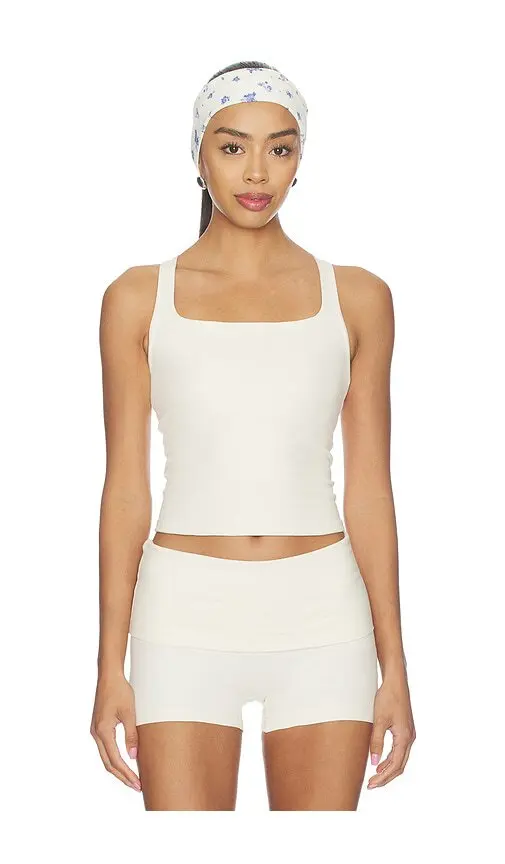 437 The Contour Tank Top - Cream