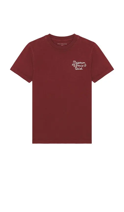 MUSEUM OF PEACE & QUIET Scribble T-shirt