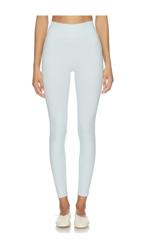 437 The Essentials Legging In Baby Blue - Ice Blue