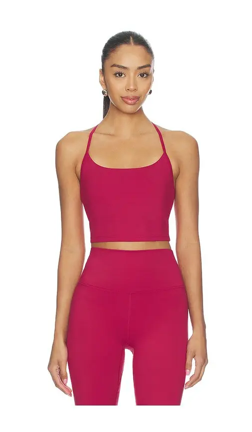Varley Freesoft Harley Bralette In Burgundy - Rich Raspberry