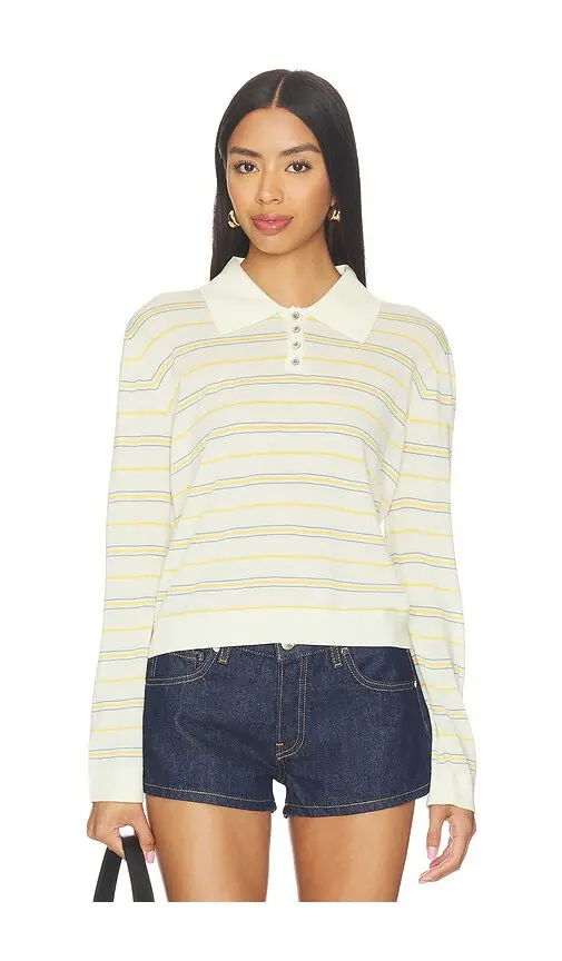 LESET James Stripe Polo - Soleil Stripe