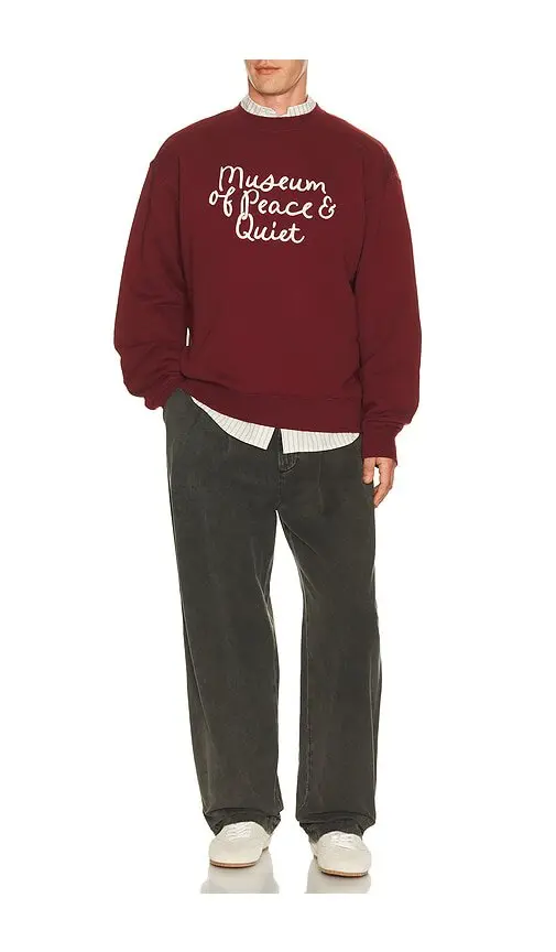 MUSEUM OF PEACE & QUIET Scribble Crewneck