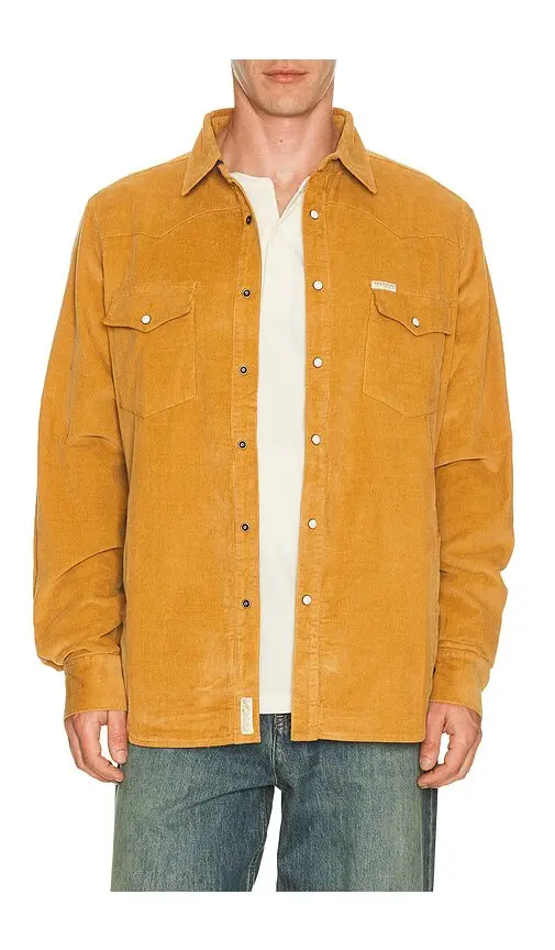 SENDERO PROVISIONS CO. Desperado Shacket In Tan - Old Gold