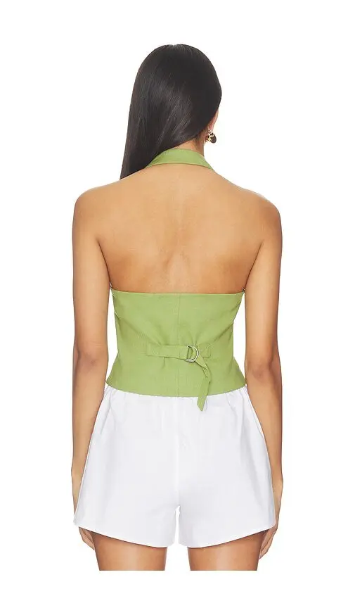 Veronica Beard Arabella Halterneck Vest
