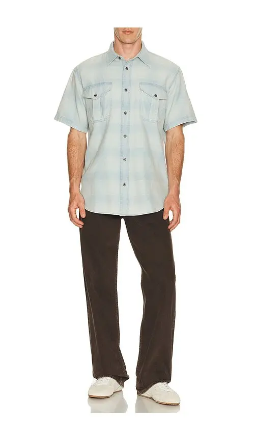 Filson Alaskan Guide Shirt In Baby Blue