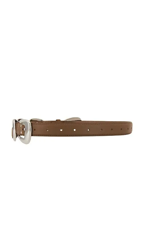 Rokh Multi Buckle Belt - Latte
