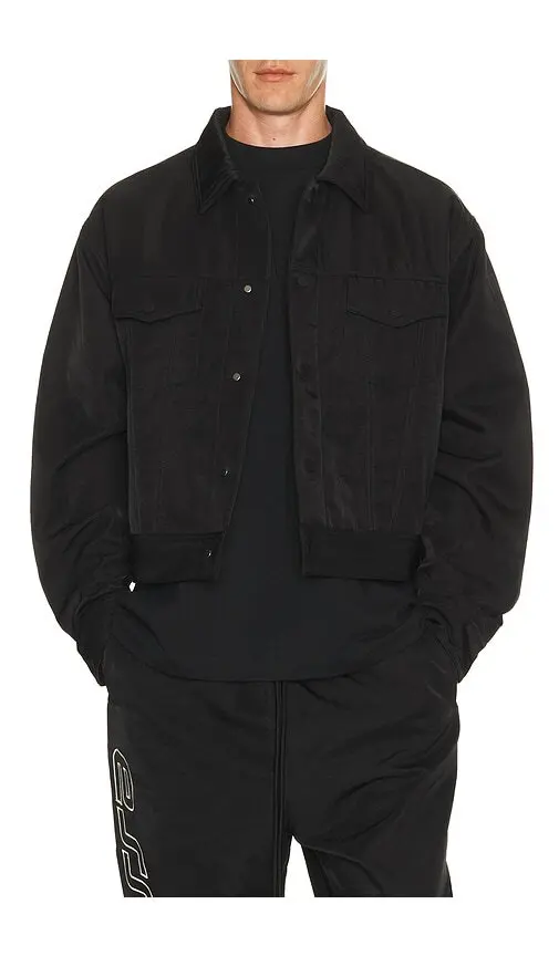 Fear Of God Trucker Jacket - Vintage Black