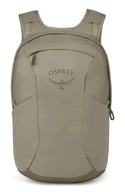 OSPREY Farpoint Fairview Travel Backpack - Sawdust/olive Tan
