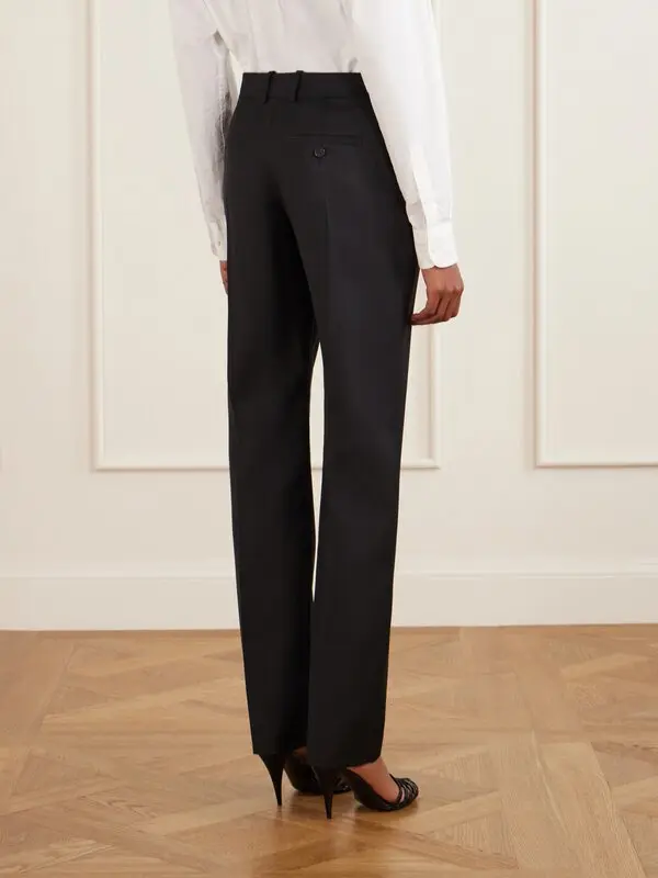 Givenchy Pinstriped Wool Tapered Pants