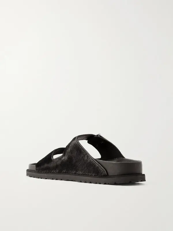 BIRKENSTOCK Arizona Pony Hair Sandals - Black