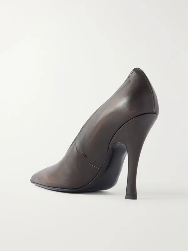 Magda Butrym Leather Pumps - Brown