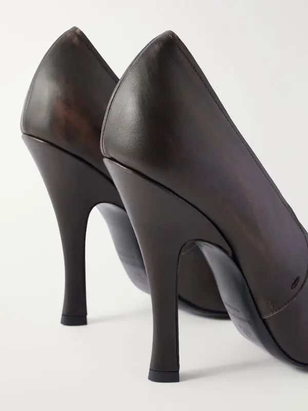 Magda Butrym Leather Pumps - Brown