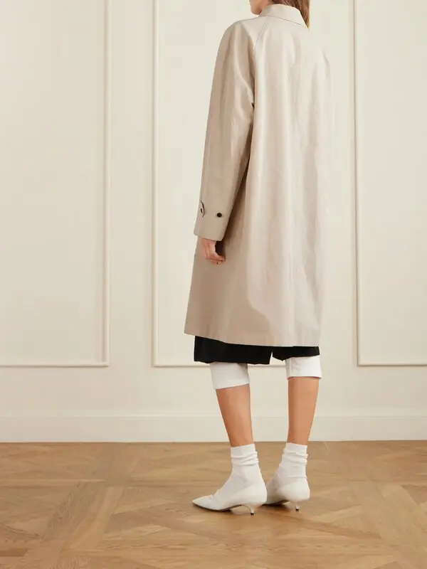THE ROW Dayton Cotton Coat - Neutrals