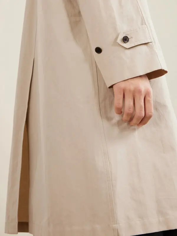 THE ROW Dayton Cotton Coat - Neutrals