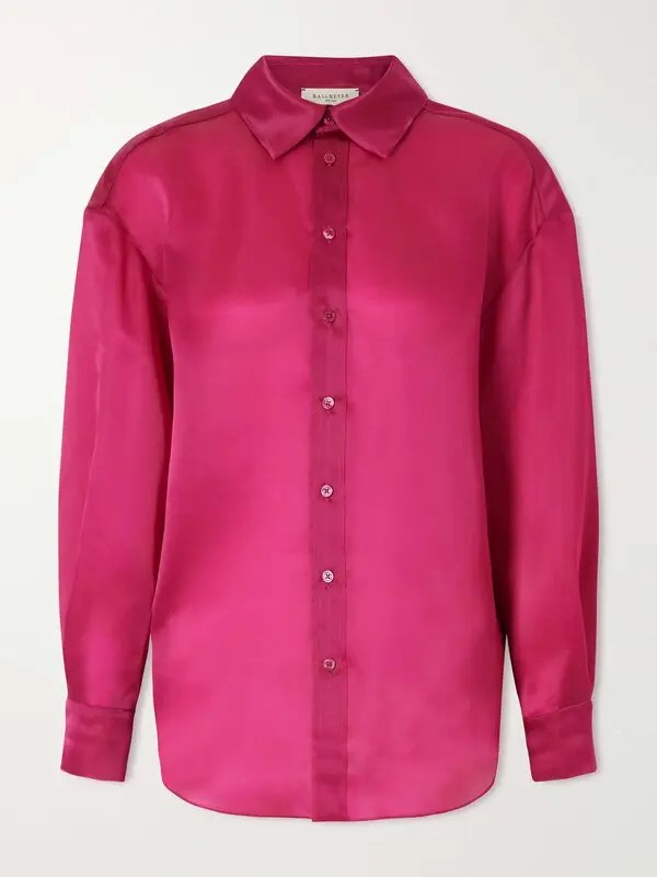 KALLMEYER Dani Silk-organza Shirt - Pink