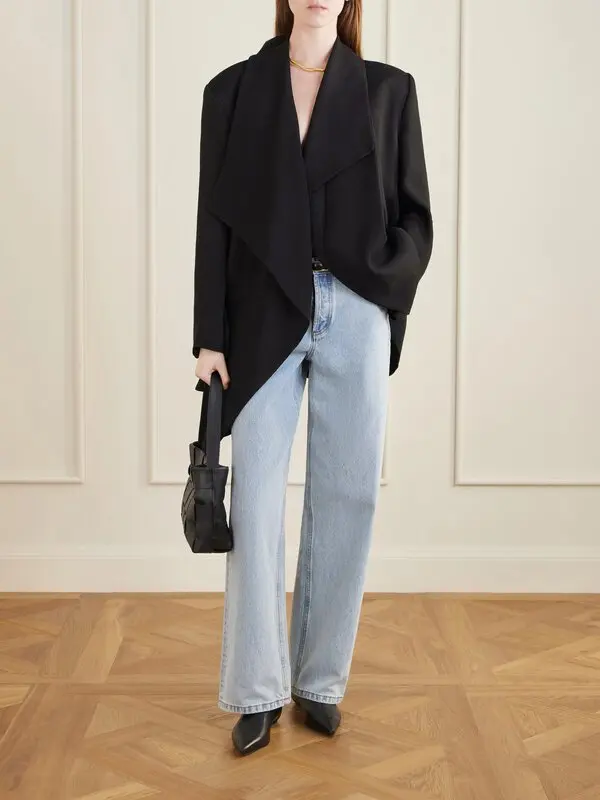 TOD'S Leather Pointed-toe Ballet Flats - Black