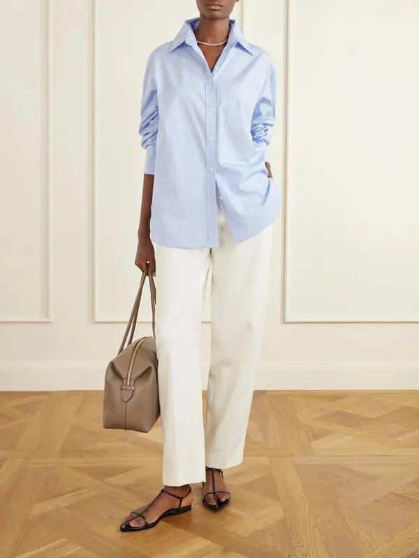 TWP Cotton-poplin Relaxed Fit Shirt