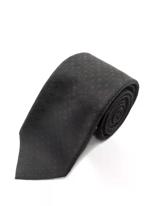 LOUIS VUITTON 2022 Monogram Jacquard Tie - Black
