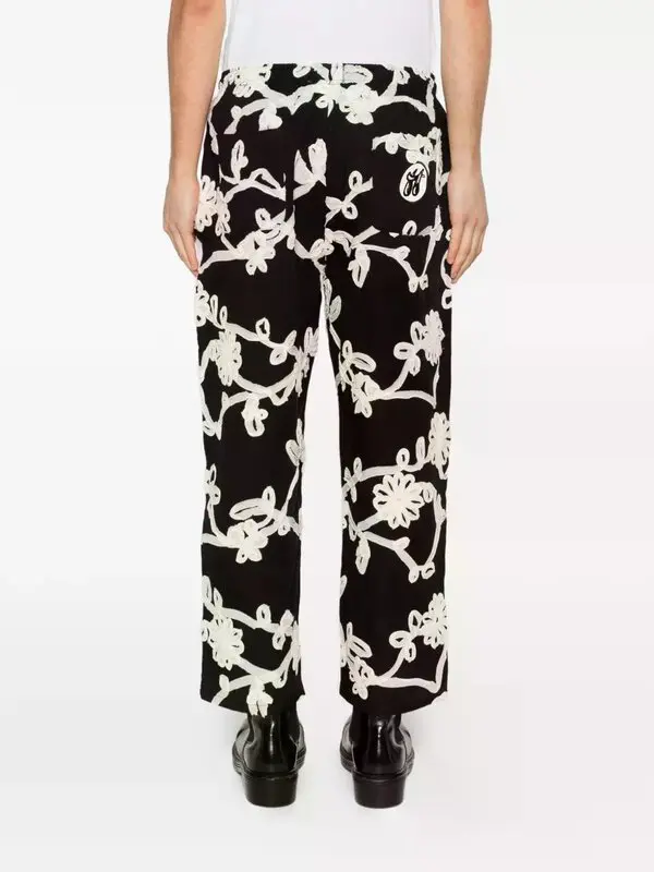 HONOR THE GIFT Embroidered Drawstring Trousers