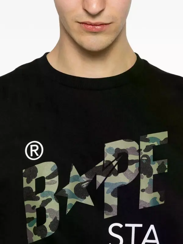 A BATHING APE Logo-print T-shirt