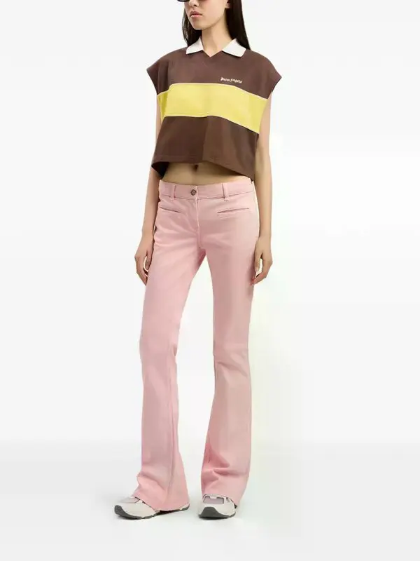 Palm Angels Classic Logo Boxy Polo Top