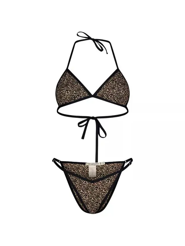 PARAMIDONNA Lilia Leopard-print Bikini - Neutrals