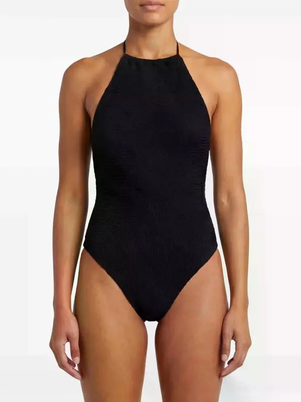 PARAMIDONNA Afrodita Halterneck One-piece Swimsuit - Black