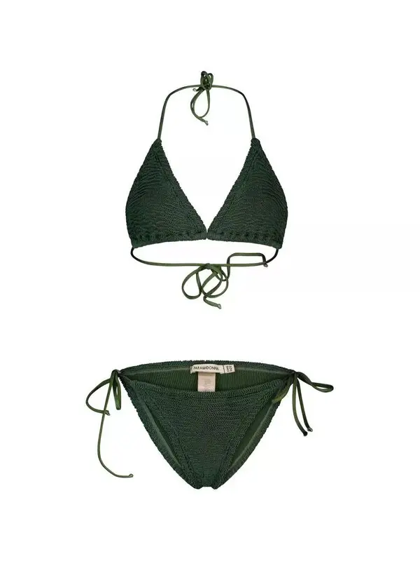 PARAMIDONNA Ema Triangle Bikini - Green